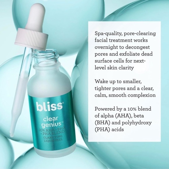 Bliss | Skincare | Bliss Clear Genius Clarifying Liquid Peel Fl Oz Nib ...